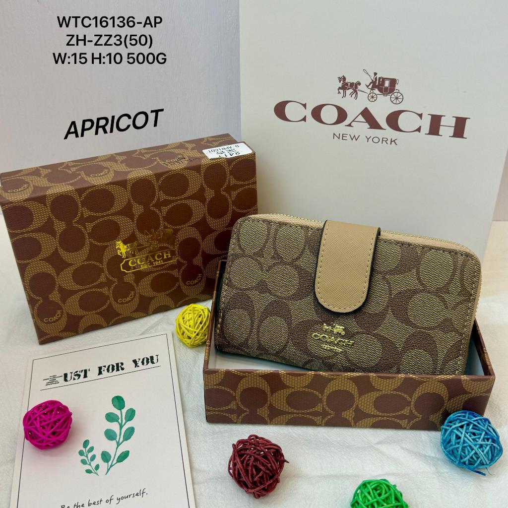 Coach Button Wallet WTC | Shopee Malaysia