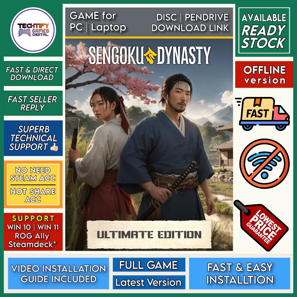 [PC Game] Sengoku Dynasty Ultimate Edition - Offline [Disc | Pendrive ...