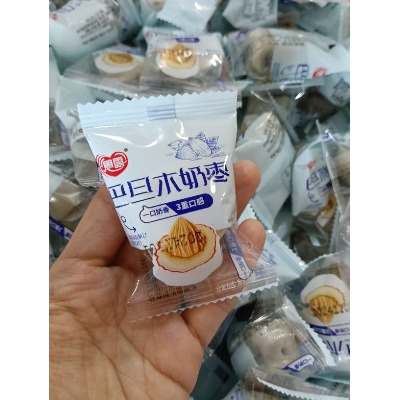 [henchen] 巴旦木奶枣/牛轧糖 思露 almond Yoghurt Red date 300g/taiwan nougat 200g ...