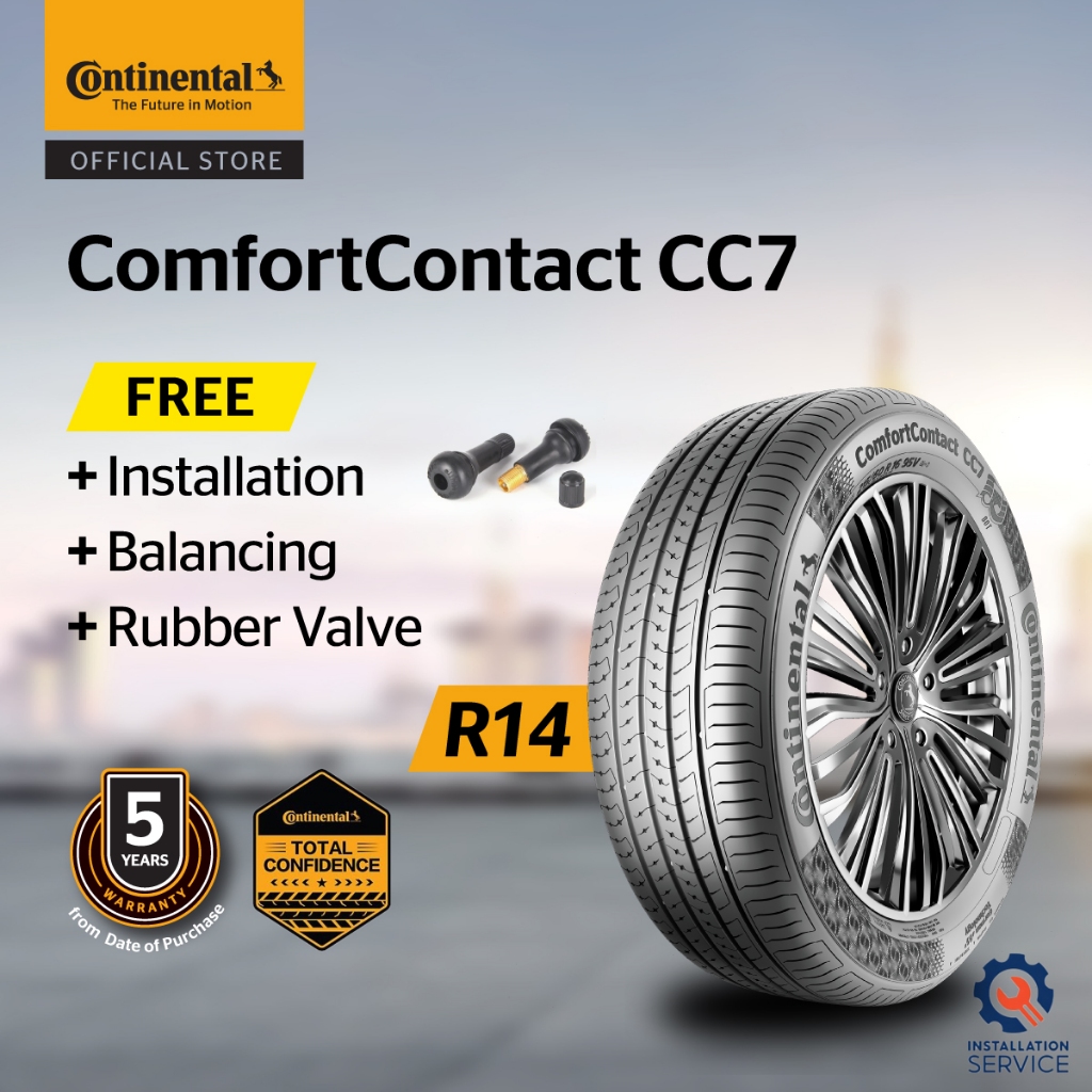 Continental ComfortContact CC7 R14 165/55 175/65 185/60 185/70 [Free ...