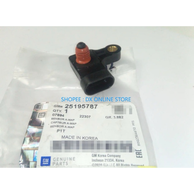 MAP Sensor = Chevrolet Aveo 1.5 / Optra 1.8 / Nabira 1.8 / Captiva 2.4 ...