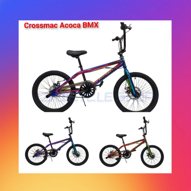 20 INCH BICYCLE BMX CROSSMAC ACOCA 20 INCH WITH 2 FREE GIFT | Shopee ...