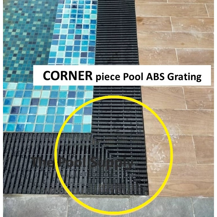 Swimming Pool CORNER Piece Grating, 300 mm x 300 mm [1 piece], SIRIM ...