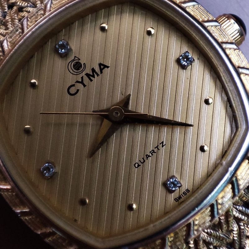 Authentic Vintage Cyma Quartz 616SP Ladies Watch | Shopee Malaysia