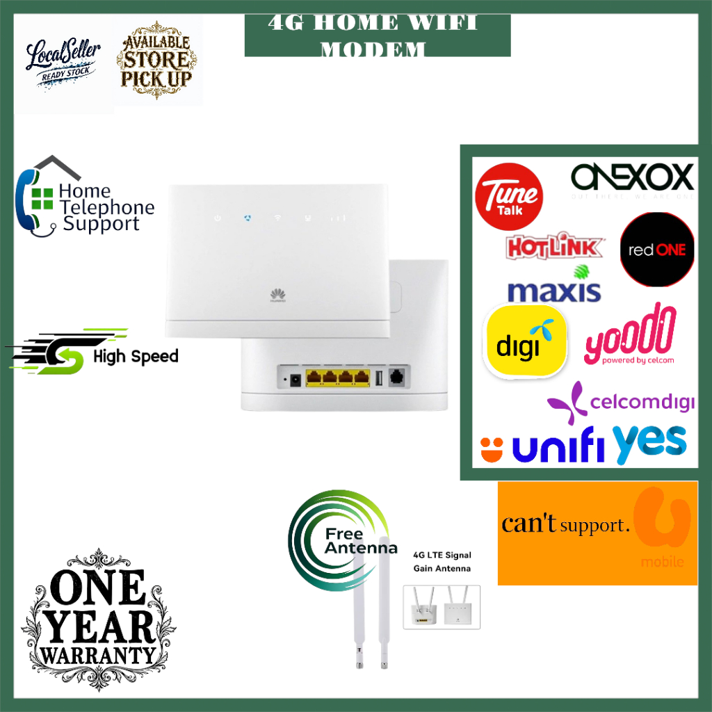 WIFI Router Modem B315S-22 Modified use with Unlimited Data Plan ...