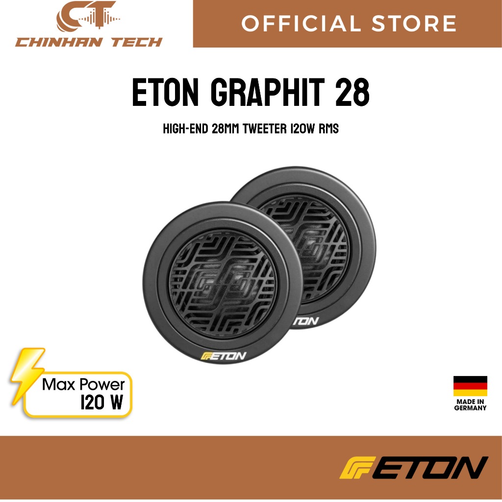 ETON Graphit 28 HIGH-END 28MM TWEETER 120W RMS | Shopee Malaysia