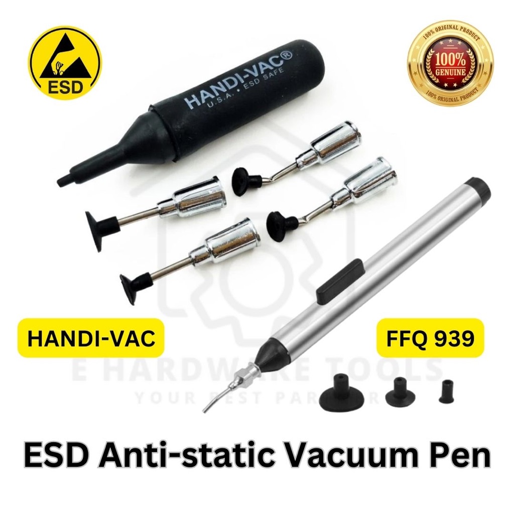 ESD Anti-static HANDI-VAC Vacuum Sucking Pen ESD Safe Vacuum Pen ...