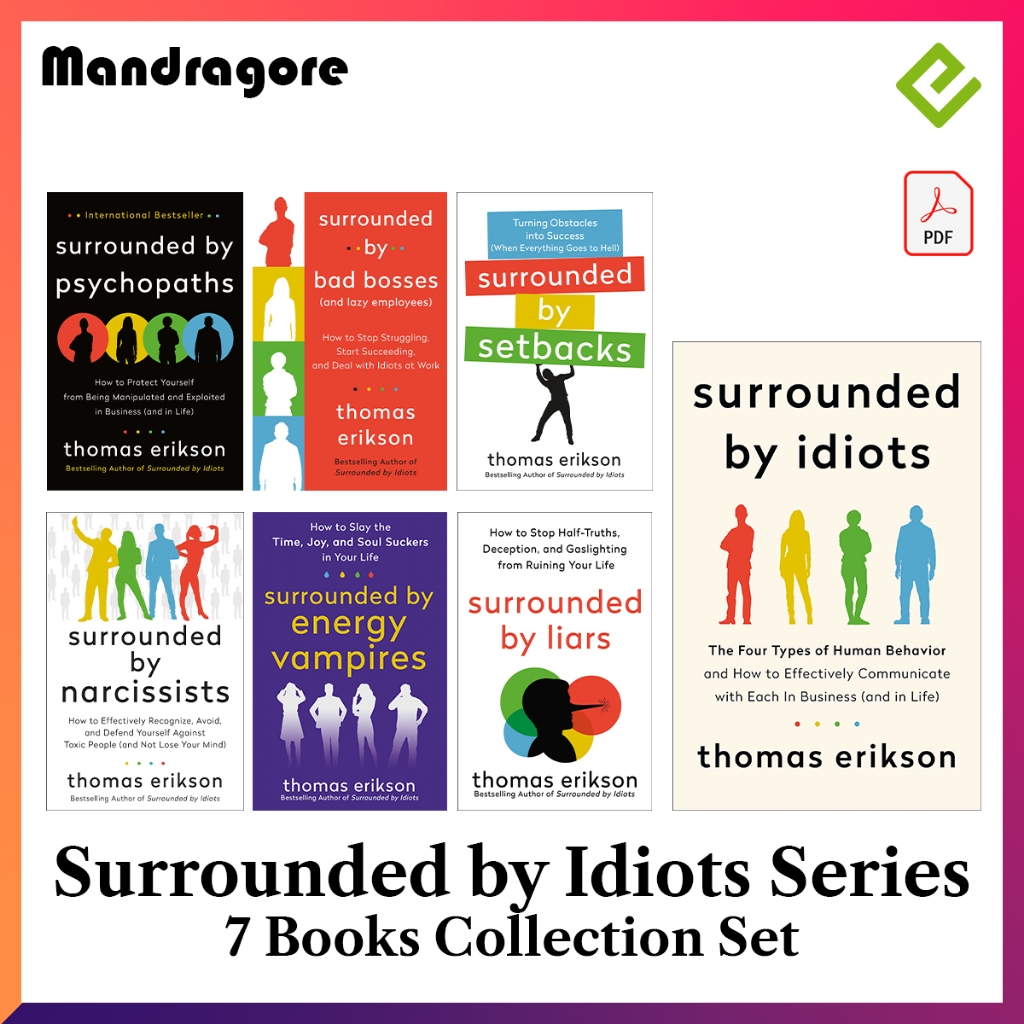 The Surrounded by Idiots Series by Thomas Erikson | 7 Books Collection ...