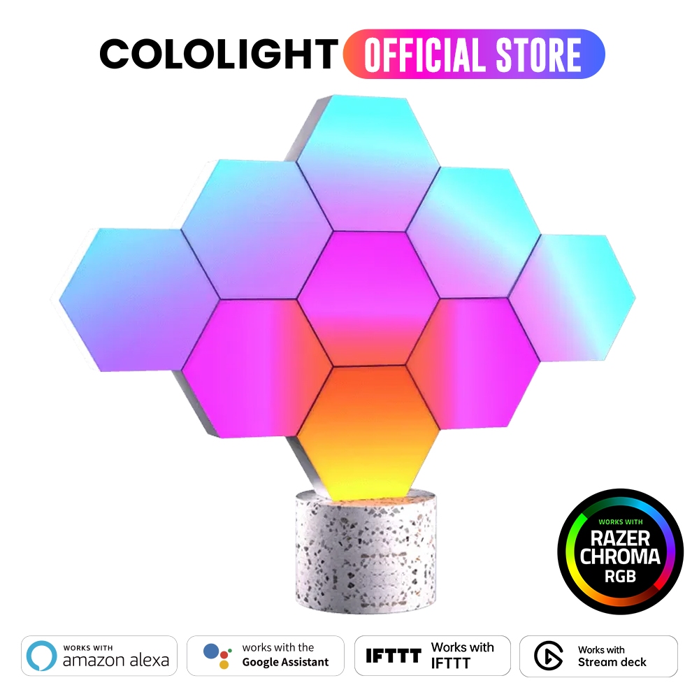 COLOLIGHT HEXAGON RHYTHM RGB Light Pro Gaming Light Creative Smart ...