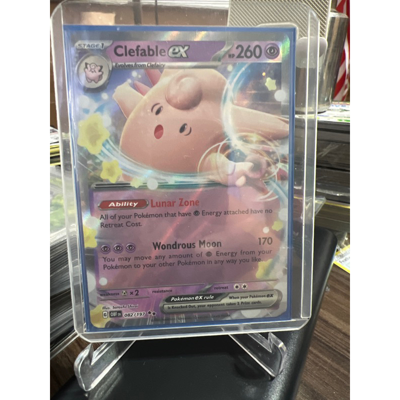 Clefable ex (082/197) - Obsidian Flame | Shopee Malaysia