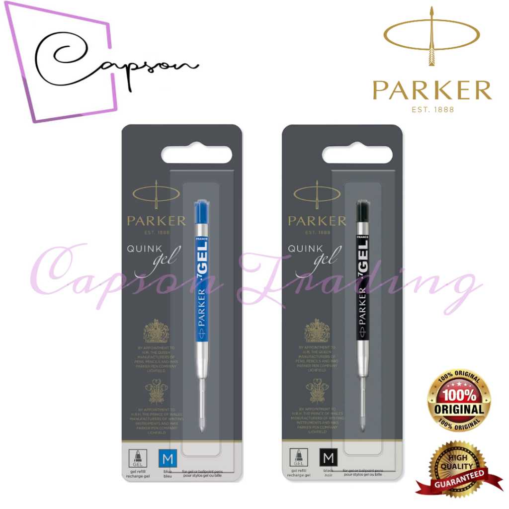 PARKER QUINK Flow Ballpoint Pen GEL Ink Refill (Medium Point 0.7mm) | Shopee Malaysia