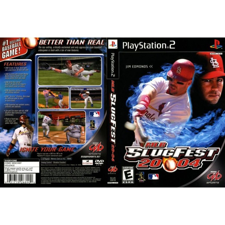 PS2 MLB SlugFest 2004 (DVD GAME) | Shopee Malaysia