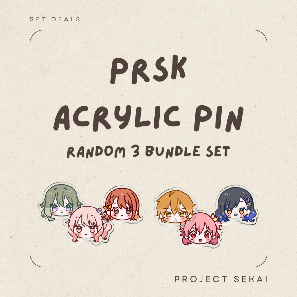 [ ACRYLIC PINS ] Project Sekai Colorful Stage 3cm Pins | Shopee Malaysia