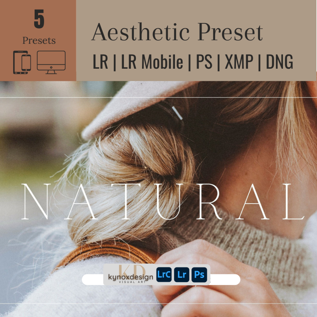 [Lightroom Preset] Aesthetic Preset - Natural for LR/LR(mobile)/PS ...