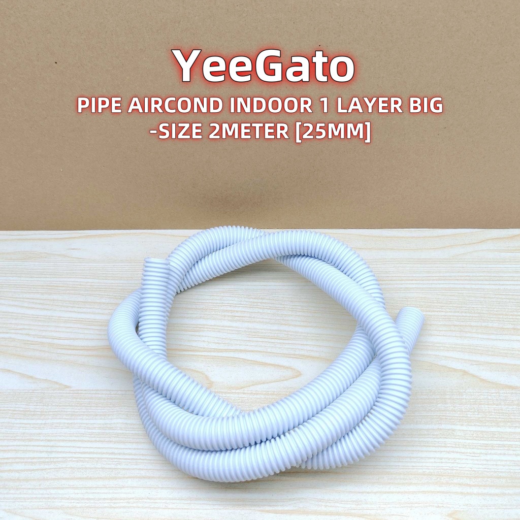2M [B 25MM]PIPE OUTGOING INDOOR DRAIN HOSE HEAD INSULATION FLEXIBLE ...