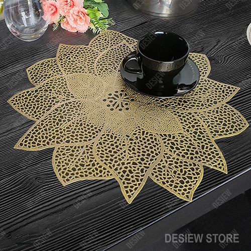 Raya Alas Meja Makan Decor Rumah PVC Table Mat Long Cloth Runner Design ...