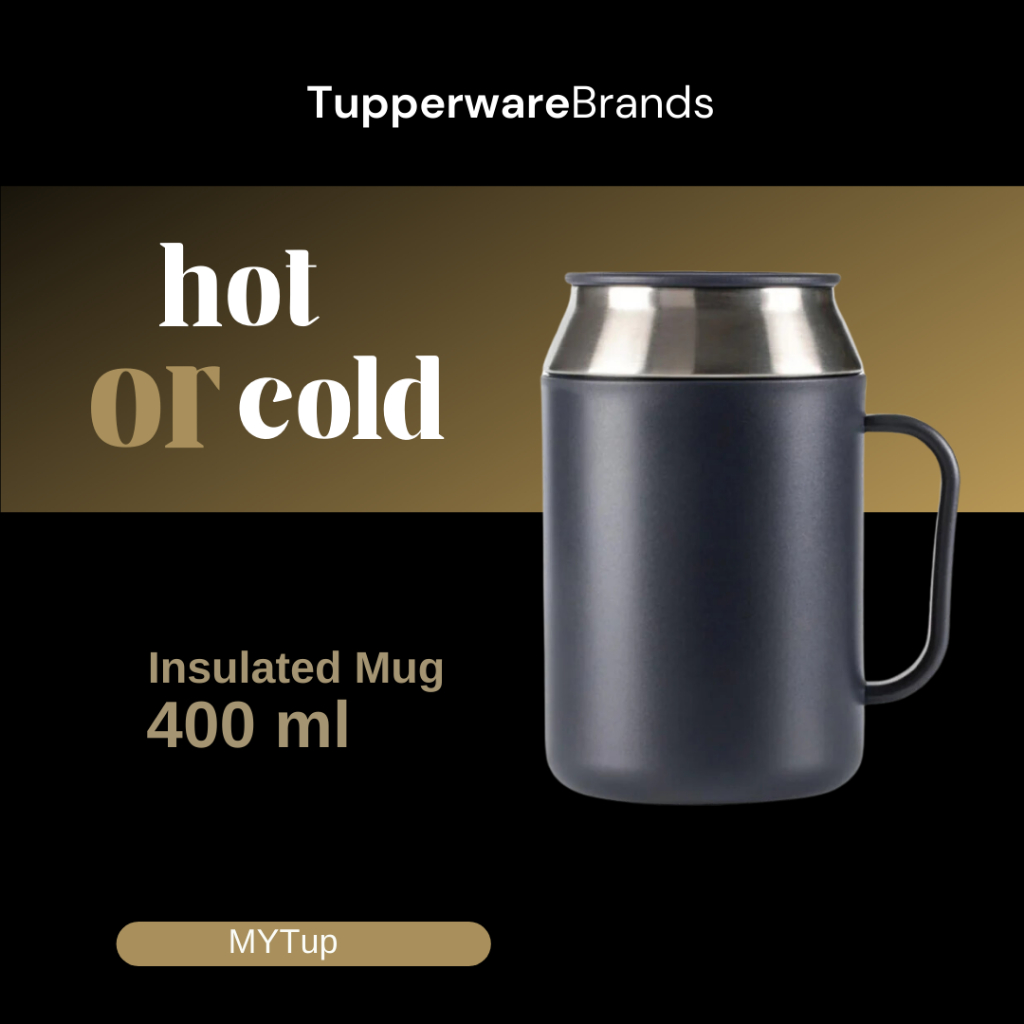Tupperware Insulated Mug (1) 400ml | Shopee Malaysia