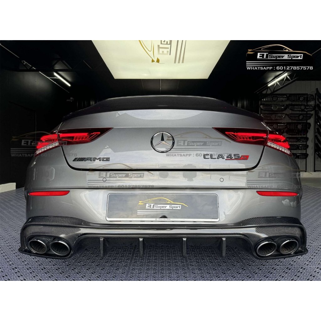 W118 CLA 200 250 45s AMG Rear Carbon Diffuser TK M824 | Shopee Malaysia