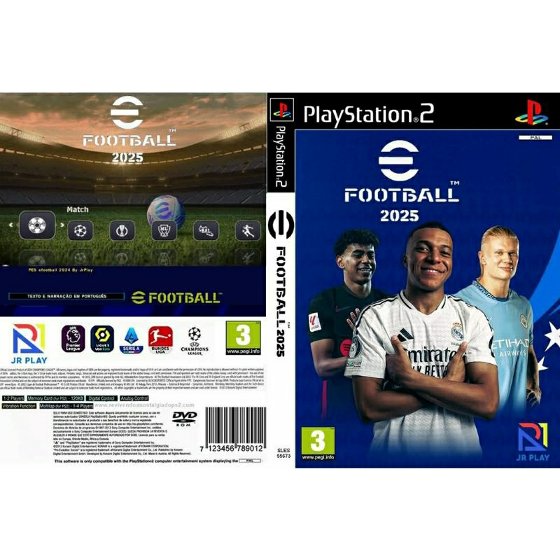 PS2 CD DVD GAME ( PES 2025 ) English Version | Shopee Malaysia