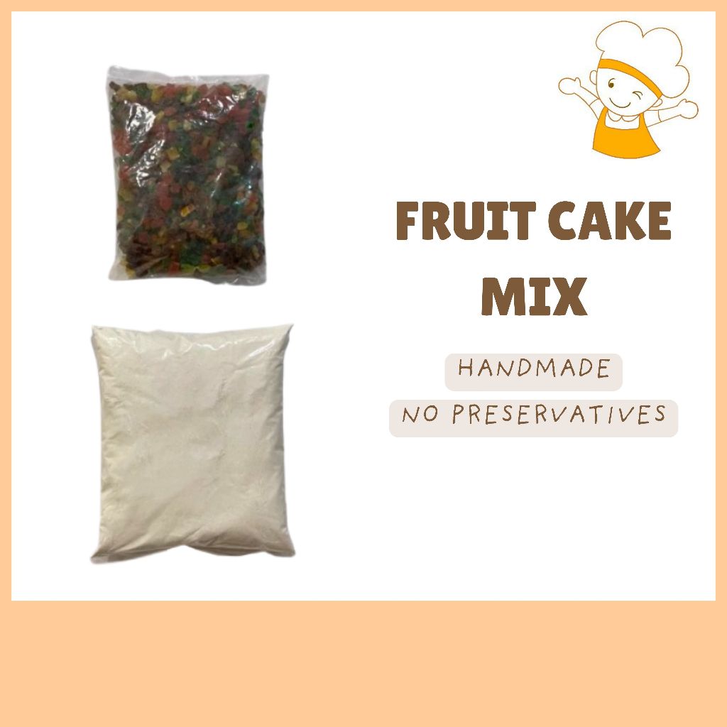 Fruit Cake Mix Flour / Tepung Campuran Kek Buah / 杂果蛋糕预拌粉 500g (with ...