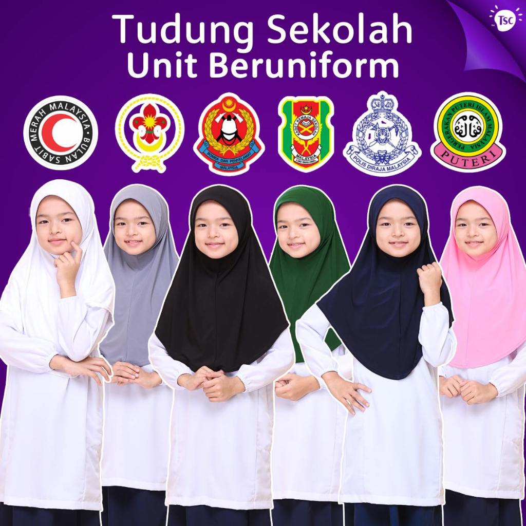 Tudung Sekolah Unit Beruniform Awning Scuba - PBSM,TKRS,PENGAKAP,PANDU ...