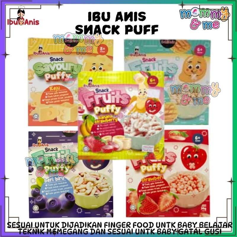 [IBU ANIS] Ibu Anis Rice Puffy Stick (6m+) | Shopee Malaysia