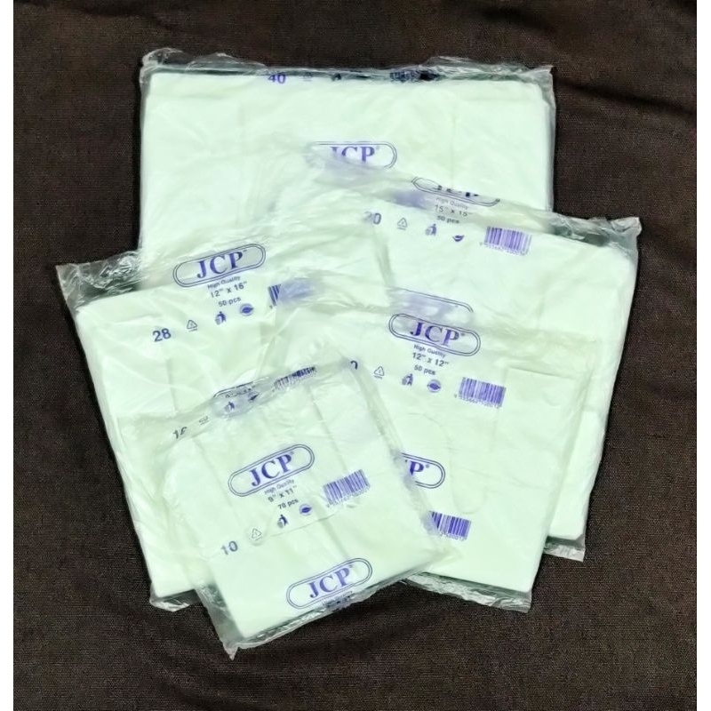 JCP Brand White Plastic Bag High Quality / Plastic Bag / Beg Plastik ...