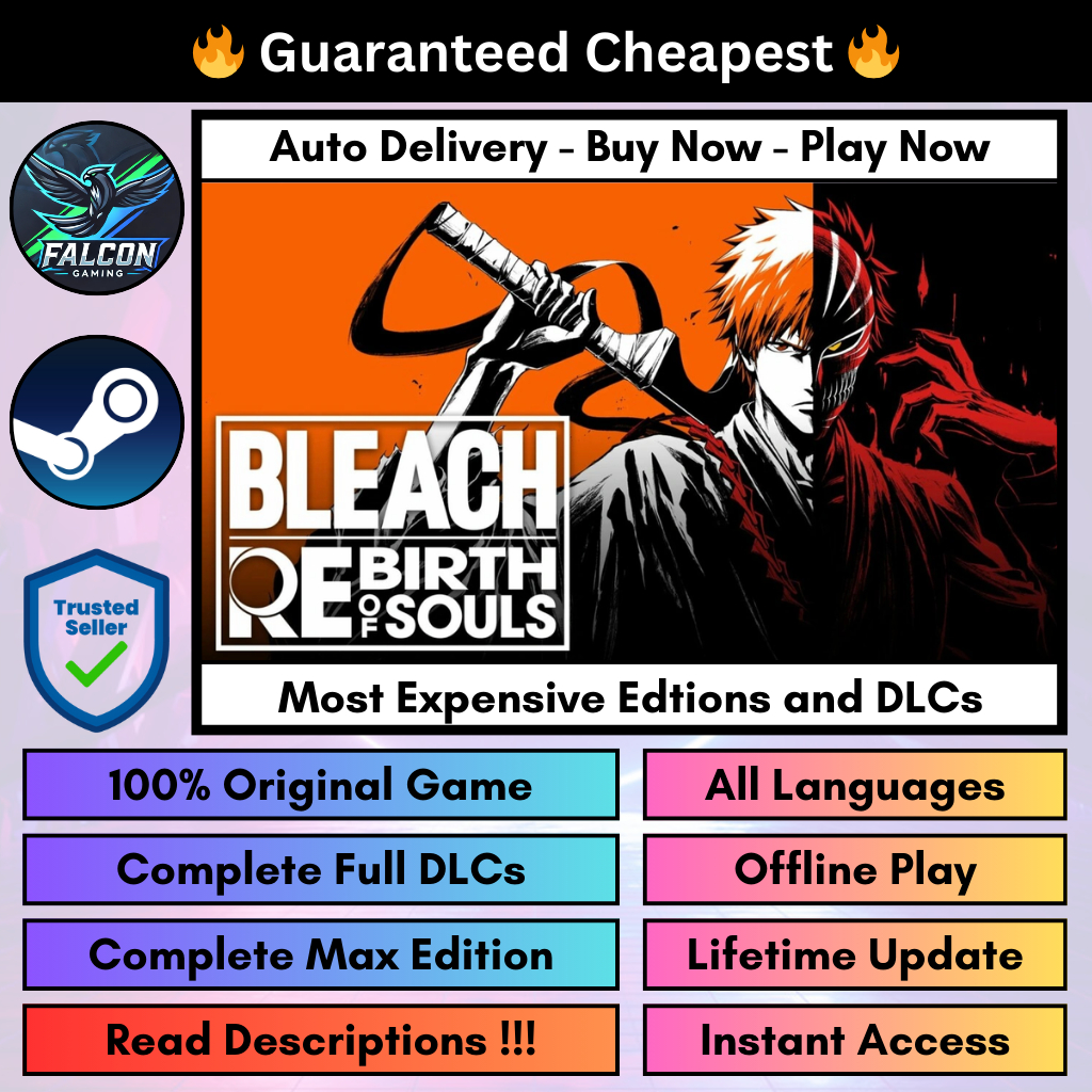 BLEACH Rebirth of Souls [Auto Delivery] Own Steam Account, Offline Mode | PC Game Lifetime ...