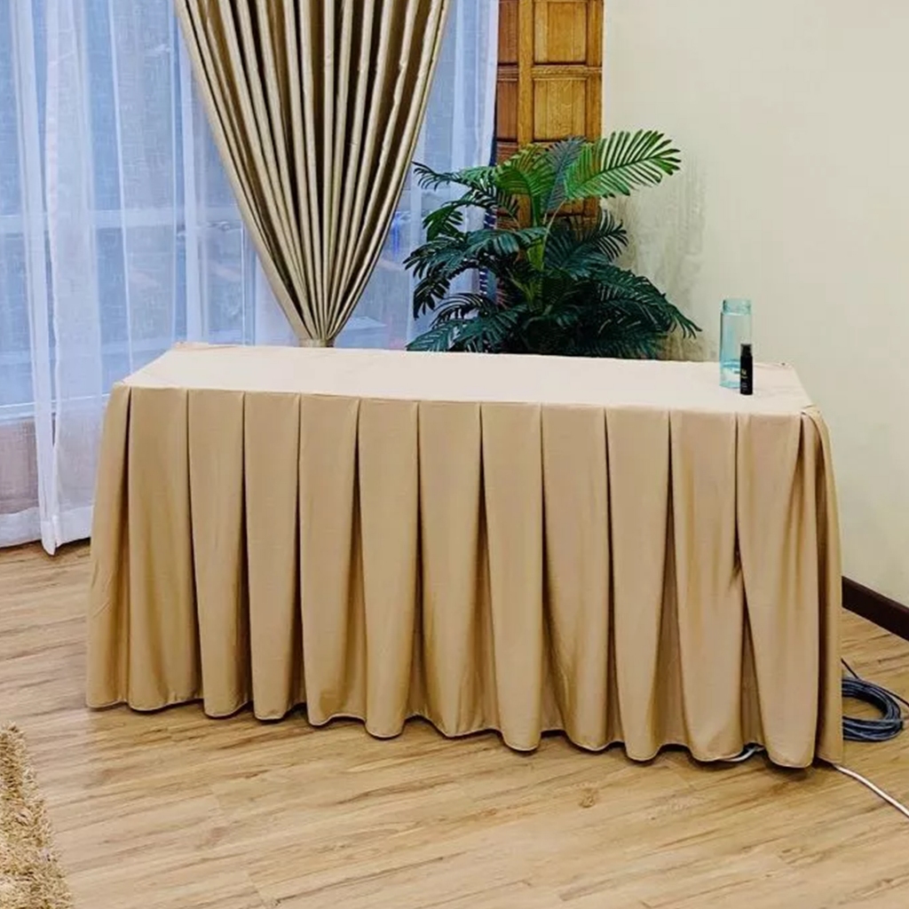 Alas Meja Cover Banquet / Table Dining Table / Table Skirting / Table ...