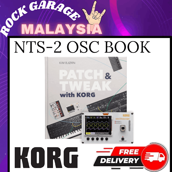 Korg Nu:Tekt NTS-2 Oscilloscope DIY Kit + Patch & Tweak Book Bundle ( NTS 2 / NTS2 ) | Shopee ...