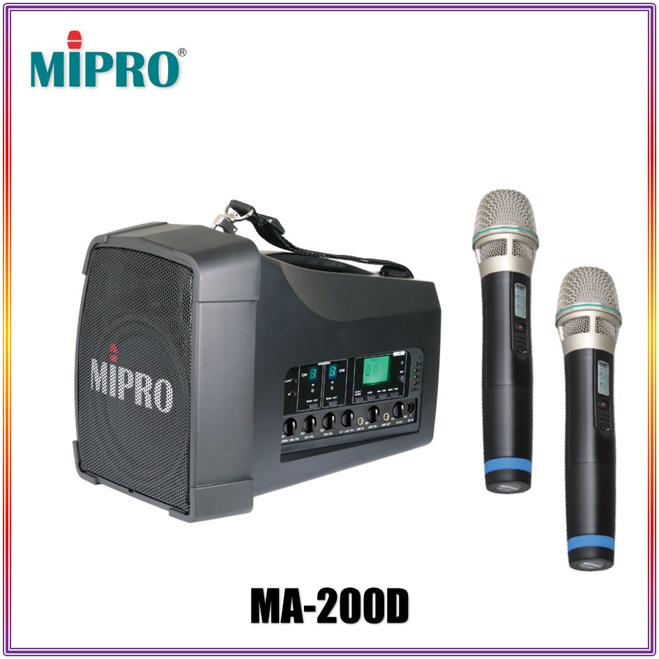 Mipro MA-200D Dual Channel Personal Wireless PA System | Shopee Malaysia