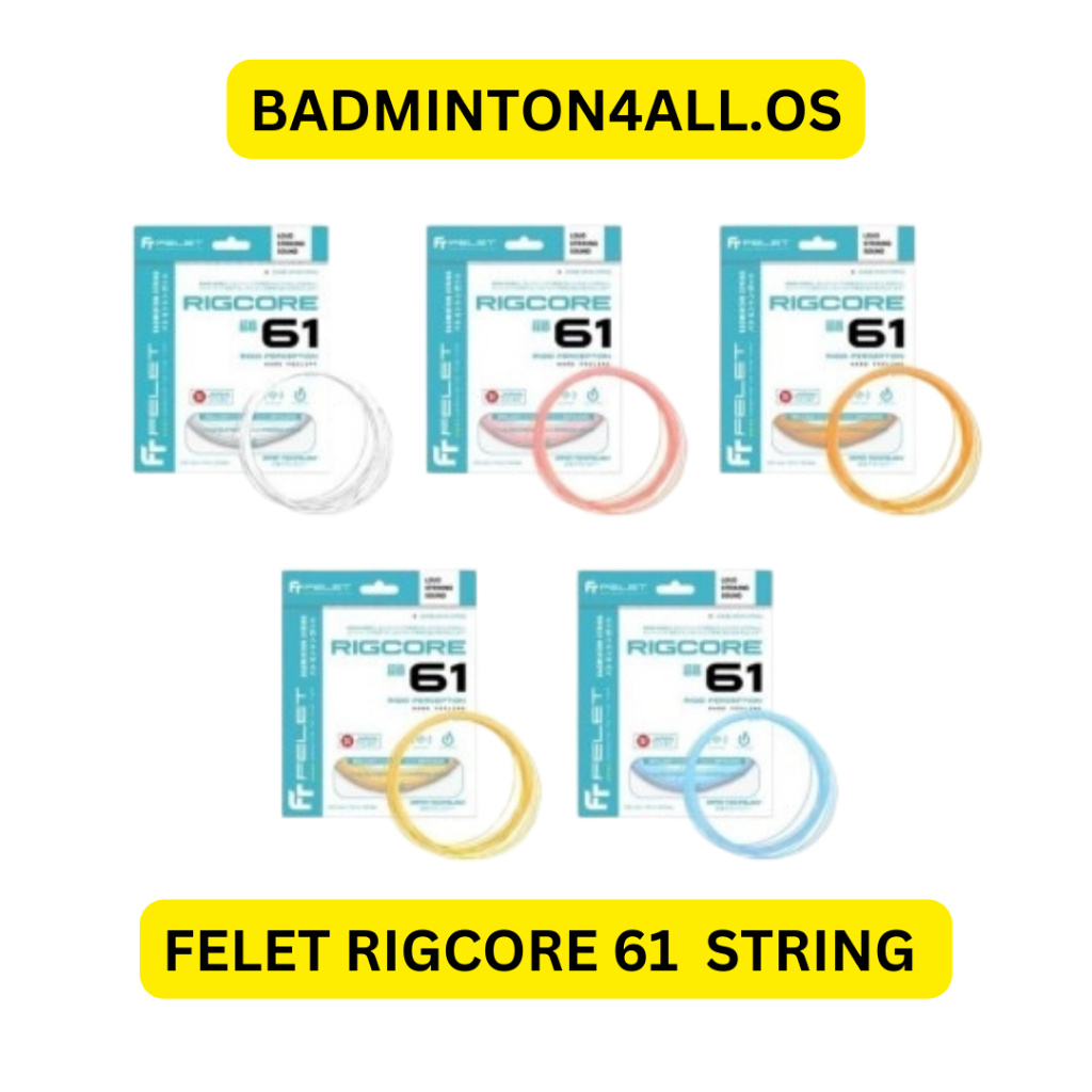 FELET RIGCORE 61 BADMINTON STRING (100% ORIGINAL) | Shopee Malaysia