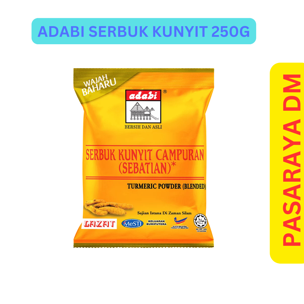 Adabi Serbuk Kunyit 250g (ADABI SERBUK KUNYIT 250G) | Shopee Malaysia