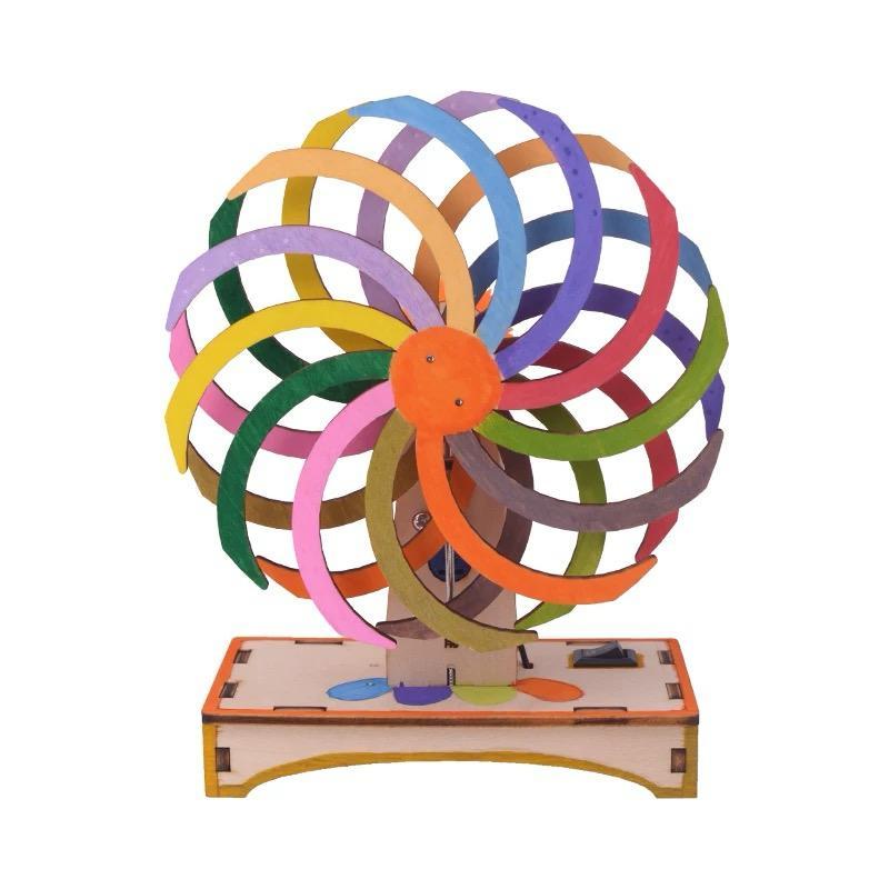 DIY Wooden Visual dislocation illusion/ Educational Electric Toy Kits ...