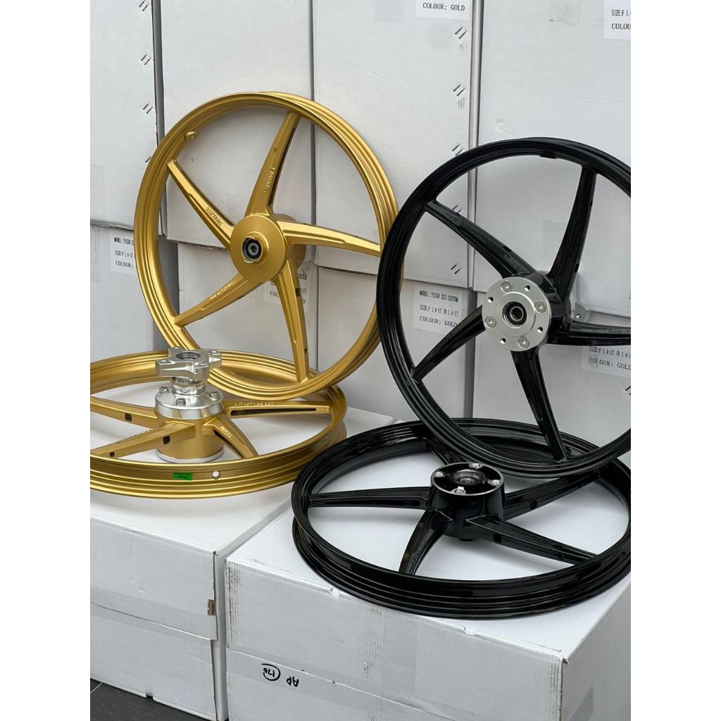 ENKEI SPORT RIM CUSTOM 5 BATANG Rp 501 MODEL FOR Y125 LC135 Y15ZR Y16ZR ...