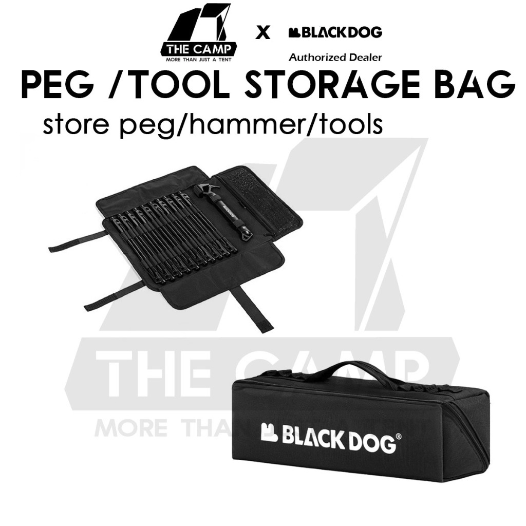 Blackdog Peg Bag Portable Tool Storage Case Large Capacity Camping ...