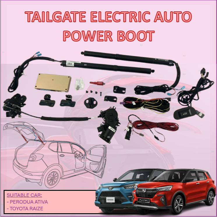 💫MALAYSIA READY STOCK💫PERODUA ATIVA PLUG & PLAY ELECTRIC AUTO TAILGATE ...