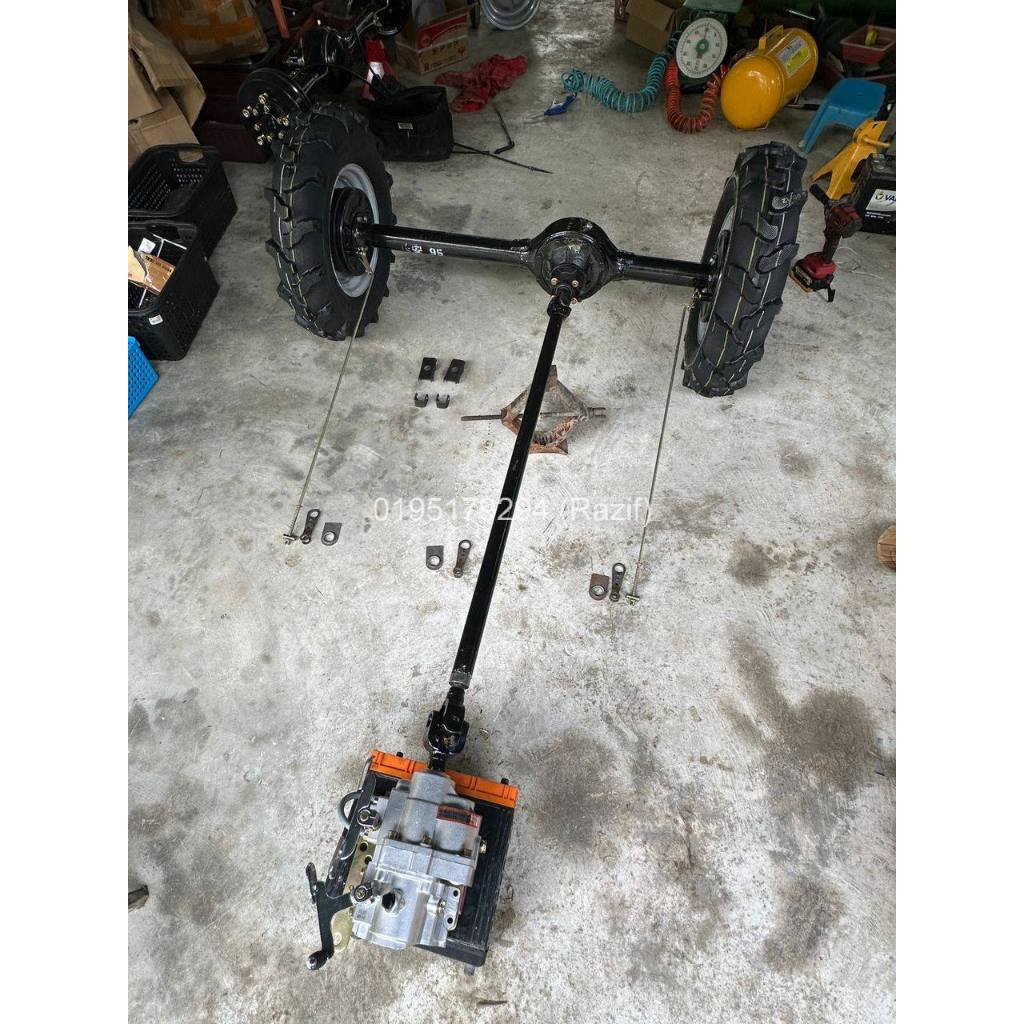 Set Lower Part Axle Projek Motor Roda Tiga 3 Reverse Gearbox Thai ...