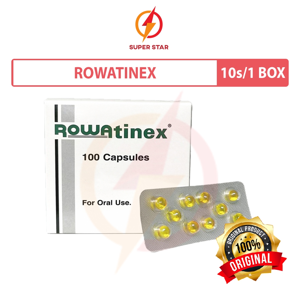 Rowatinex 100 Capsules For Oral Use 10 Tablets x 10s (1 Box) | Shopee ...
