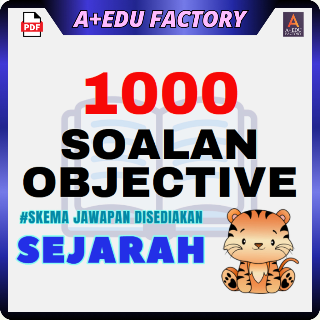 [📚PDF] 1000 SOALAN OBJECTIVE SEJARAH KERTAS 1[SPM] SUITABLE FOR SPM ...