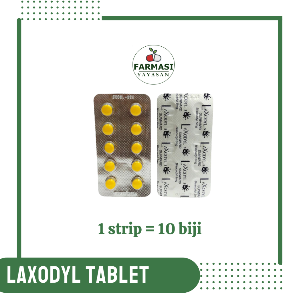 [UBAT SEMBELIT] LAXODYL TABLET 5MG | Shopee Malaysia