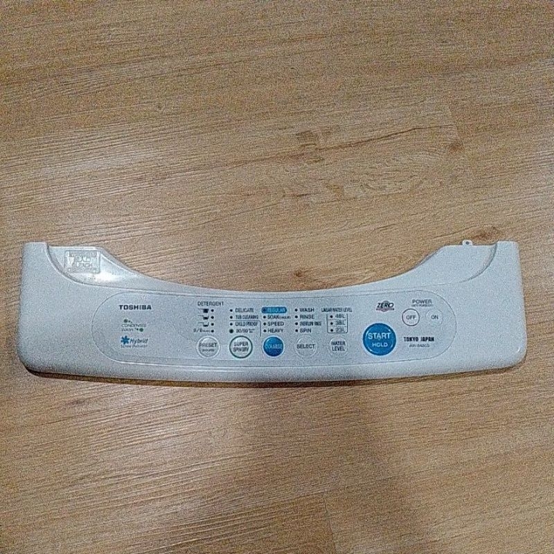 TOSHIBA CONTROL PANEL CASING AW-8480S USED PANEL PLATE COVER WASHING ...