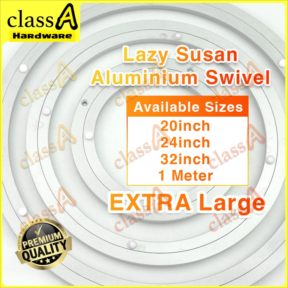 ClassAHW Aluminium Swivel Base Dining Table Turning Lazy Susan Plate ...