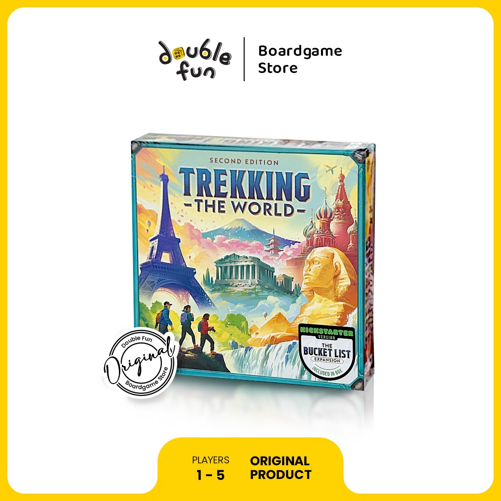 [Double Fun Boardgame] Trekking the World 2nd Edition + The Bucket List Expansion (KS ...