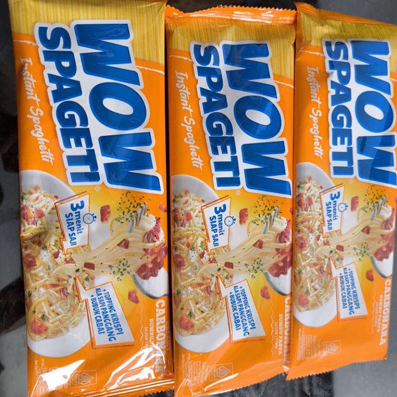 1 PCS WOW SPAGHETTI HALAL INSTANT 88GRAM | Shopee Malaysia