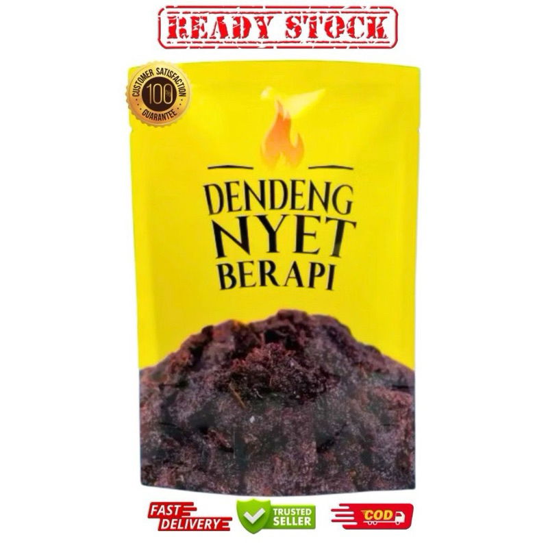 RTE Dendeng Nyet Berapi KA Dendeng Daging Pedas Travel Pack Halal ...