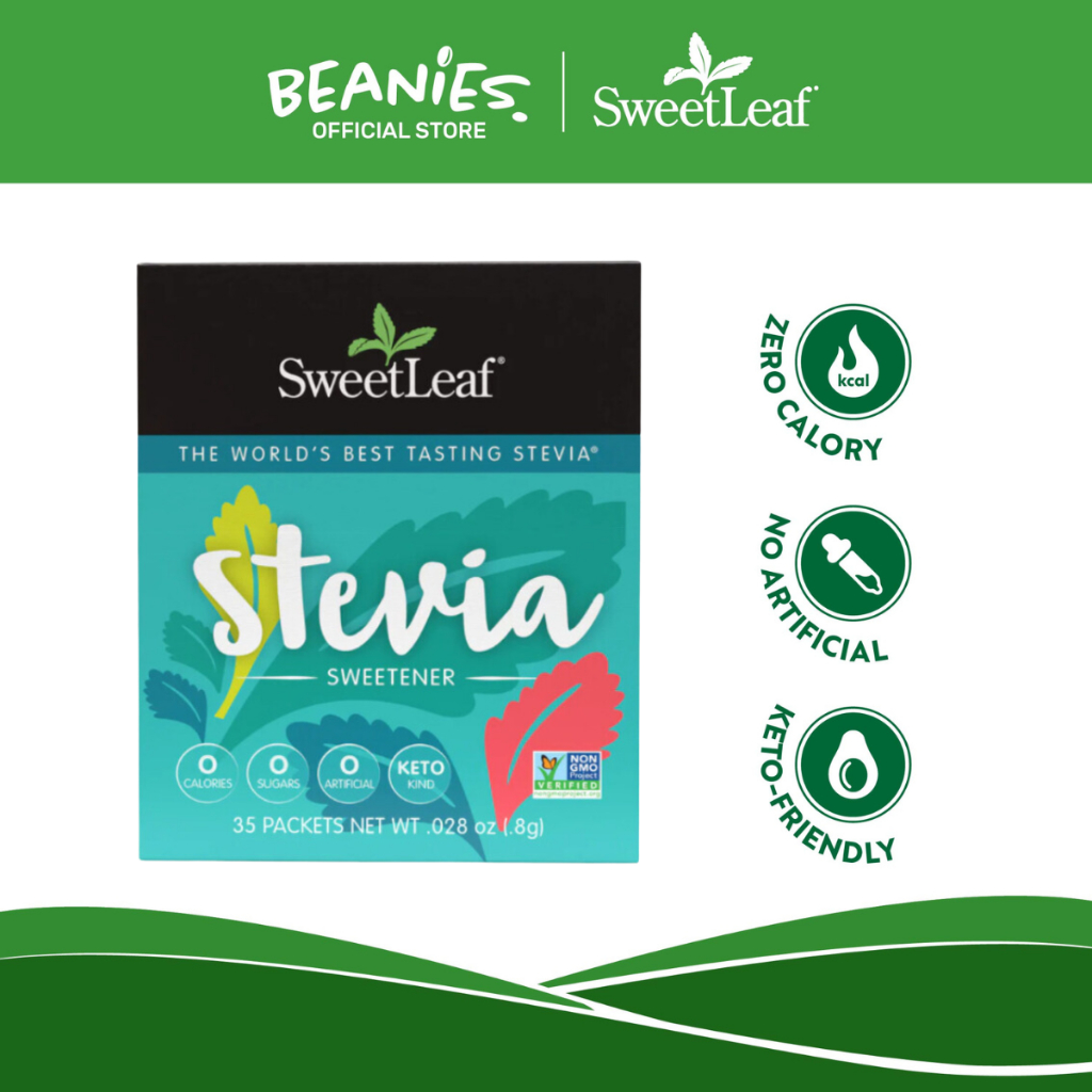 Sweet Leaf Stevia Sweetener Packet (35 packs) | Shopee Malaysia