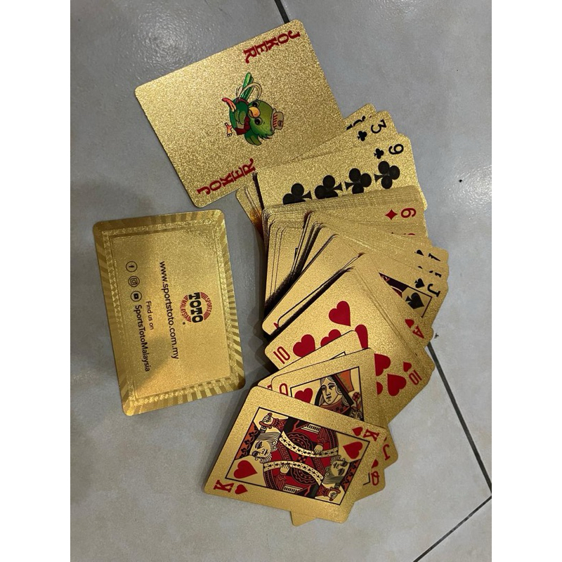 LIMITED EDITION TOTO PLAYING CARD CNY VERSION | Shopee Malaysia
