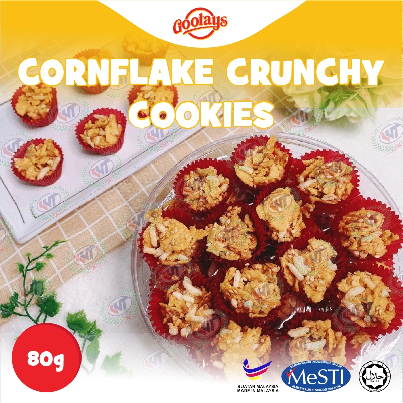 [Premium Cookies] Cornflake Crunchy Halal Cookies Biskut Conflake Kuih ...