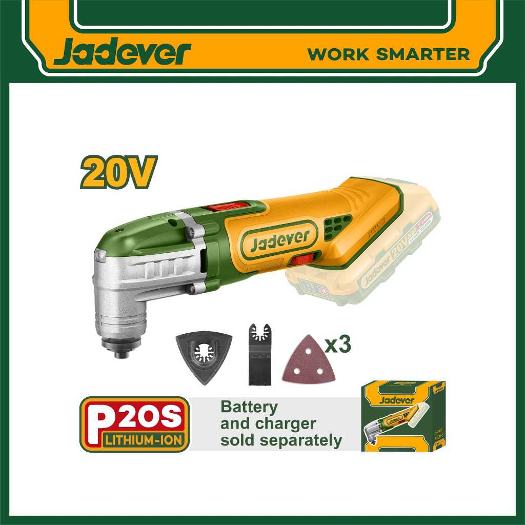 JADEVER 6 speed adjustment Cordless multi-tool 20V | Shopee Malaysia